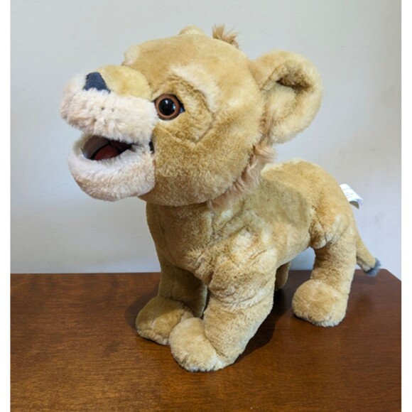 Disney | Toys | Disney The Lion King Talk Roar Simba Animated Plush Toy ...